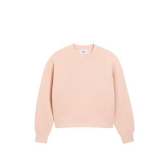 Ami Femme, Sweatshirts et sweats &agrave; capuche, Rose, Taille: 38 FR Coton Luxe Montpellier SweaT-shirt