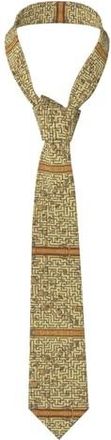 Generic Cravate Labyrinthe Au Tr&eacute;sor Formelle Necktie Confortable Cravate Pour Hommes Pour Affaires Mariage &Eacute;v&eacute;nements