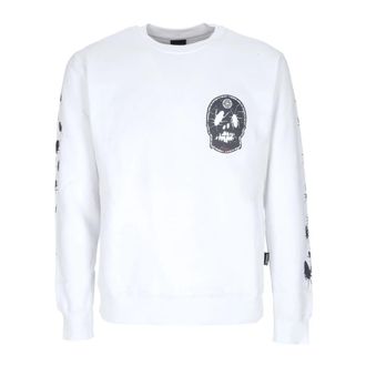 PROPAGANDA Wei&szlig;e Crewneck Sweatshirt mit Print - - Sweatshirts & Hoodies - Herren - Wei&szlig; - M