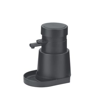 KELA Kela Aurie Desinfektionsspender, ABS-Kunststoff, Dunkelgrau, 14 cm