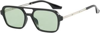 Generic Lunettes De Soleil À Monture Carrée Tendance For Hommes Et Femmes, Polarisées, For Lextérieur, La Conduite, Les Vacances À La Plage(Green)