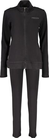 Freddy Femme, Sport, Noir, Taille: 40 FR Zip And High Neck Tracksuit