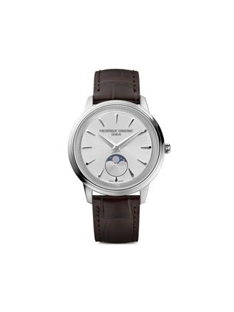 Frederique Constant montre Classics Moneta Moonphase 37 mm - Gris