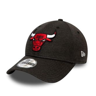 New Era Chicago Bulls Cap NBA Basecap Basketball verstellbar Kappe 9Forty schwarz - One-Size