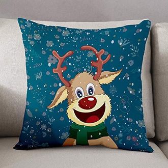 Bonamaison Le Jardin du Lin Zierkissenh&uuml;llen, Mehrfarbig, 45x45