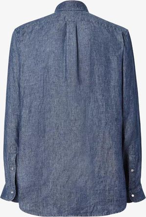 Fendi Denim Button-Down Shirt - Blue