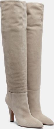 PARIS TEXAS Overknee-Stiefel Elsa 100 aus Veloursleder