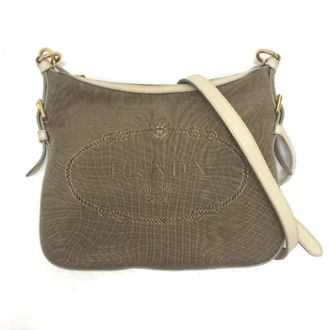 Prada Pre-owned Tissu sacs-prada - Femme - Pre-owned - Beige - Taille: ONE Size