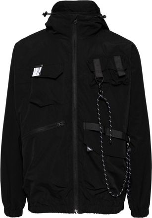 Musium Div. Jacke mit Taschen - Schwarz