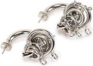 Justine Clenquet Boucles doreilles Jay en laiton