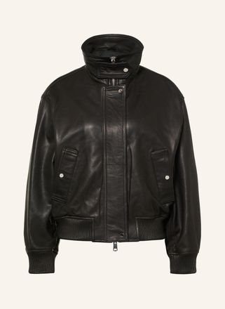 Reiss Reiss Lederjacke Cara schwarz