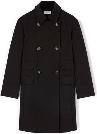 Motivi Femme, Manteaux, Noir, Taille: 34 FR Manteau crois&eacute; en polyviscose