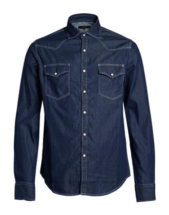 Moorer TOPS - Jeanshemden auf YOOX.COM