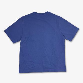 Maison Kitsun&eacute; Floral Logo-Embroidered T-Shirt - Blue