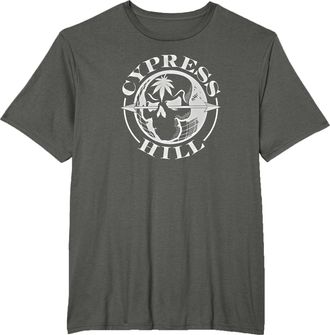 Cypress Hill Offizielles T-Shirt, Schwarz, Unisex, Kurzarm, S, Klassische Passform, A-Line, 100% Baumwolle, Doppelt gen&auml;hter Saum, Stickerei, Klassisch, Alle Jahre