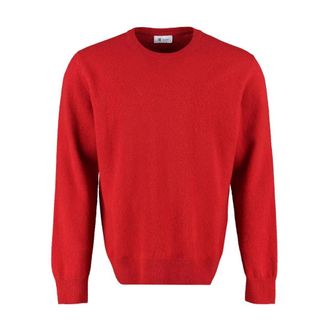 THE (ALPHABET) Pullover aus Wolle und Kaschmir mit Rundhalsausschnitt - - Knitwear - Herren - Rot - S