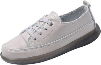 Generic Chaussures &agrave; lacets pour femme - &Eacute;l&eacute;gantes et confortables - Chaussures d&eacute;t&eacute; d&eacute;contract&eacute;es - Antid&eacute;rapantes - Respirantes - Semelle souple - Chaussure
