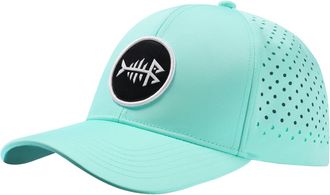 Bassdash UPF50+ Schnell Trocknende Baseball Cap Wasserdicht Laser Cut Mesh Snapback Hut Verstellbar f&uuml;r Frauen Angeln Wandern Baseballkappe Damen Und Herren Ka