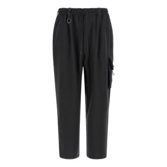 Yohji Yamamoto Homme, Pantalons, Noir, Taille: XL Pantalon Cargo Uniforme Sport