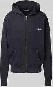 Pegador Oversized Sweatjacke mit Logo-Stitching und Kapuze