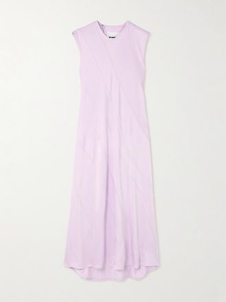 Jil Sander Midikleid Aus Cady - Pink