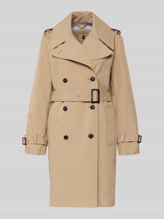 Save The Duck Regular Fit Trenchcoat mit abnehmbaren Stoffg&uuml;rtel Modell Talya