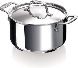 Beka Edelstahl Kochtopf mit Deckel 2,4 Li. 18 cm=D