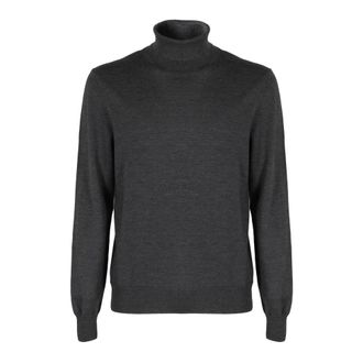 Fay Stilvoller Rollkragenpullover - - Knitwear - Herren - Grau - 2XL