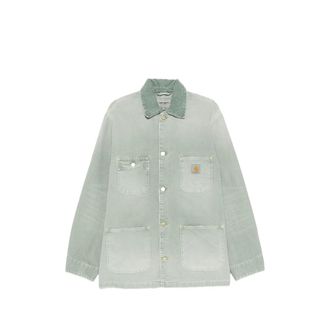 Carhartt Work in Progress Corduroy-collar Logo-patch Jacket