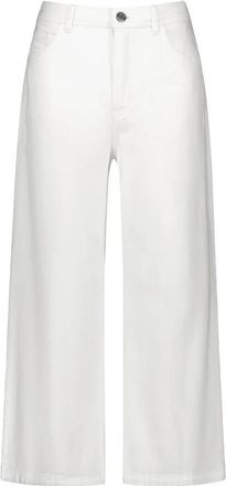 Taifun Femme, Jeans, Blanc, Taille: 38 FR Culotte Jeans moderne avec confort stretch