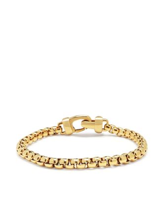 Nialaya bracelet Gold Box Chain Classic 5 mm - Or