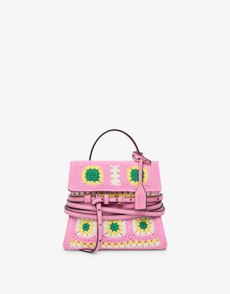 Moschino Petit sac &agrave; main Moschino Tie Me - Rose
