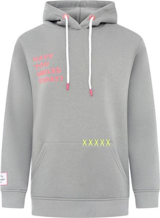 Zwillingsherz Hoodie Smile Cross Statement Schriftzug, Stickerei, Kapuze, K&auml;ngurutasche