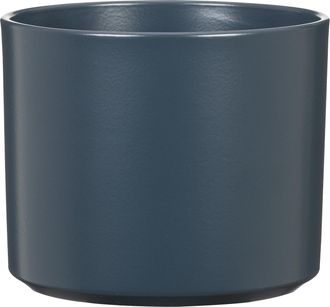 Scheurich Monaco, Blumentopf aus Keramik, Farbe: Deep Blue, 27,8 cm Durchmesser, 25,8 cm hoch, 19,9 l. Vol