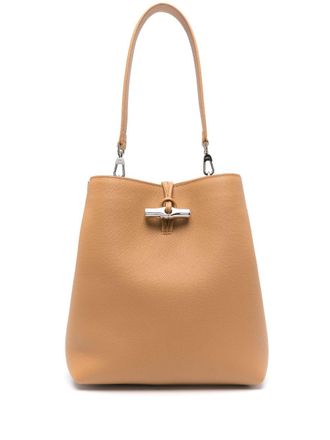 Longchamp sac port&eacute; &eacute;paule Le Roseau M - Marron