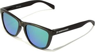 Northweek Regular Lunettes de Soleil, Polarized Black Emerald, Taille Unique Mixte