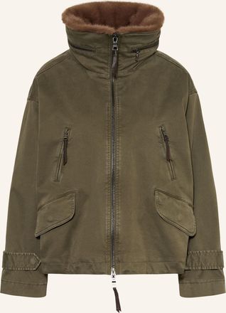 BLONDE No.8 Blonde No.8 Jacke Tyra Ii Mit Kunstfell gruen