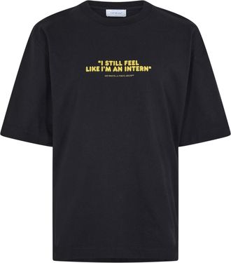 Off-white Off White - Feel Like An Intern T-Shirt f&uuml;r Herren (Schwarz)
