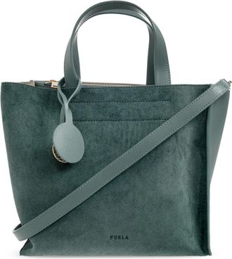 Furla Divide It Tote S - Femme - Sacs - Vert - Taille: ONE Size