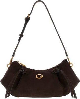 Guess Sac port&eacute; &eacute;paule effet cuir daim