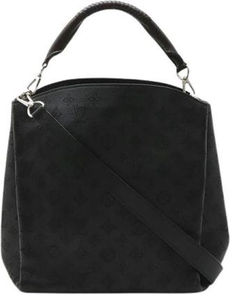 Louis Vuitton Pre-owned Mahina Babylon PM Sac bandouli&egrave;re en cuir - Femme - Pre-owned - Noir - Taille: ONE Size