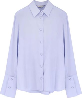 Max Mara Femme, Blouses et Chemises, Bleu, Taille: 42 FR Max Mara Chemises Clear Blue