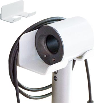 Generic Haartrockner-Wandhalter - 15 x 6 x 6 cm, minimale Ablage, HIPS-Kleberahmen, langlebige Halterung mit Fester 2-kg-Halterung | Effiziente Badezimmeraufb