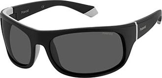 Polaroid Pld 2125/s 08A/M9 BLACK GREY Sunglasses Mens Acetate, Standard, 66