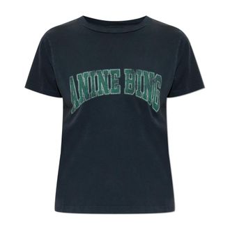 Anine Bing T-shirt Shelley - Femme - Tops - Noir - Taille: 40 FR