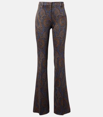 Etro Schlaghose mit Paisley-Muster