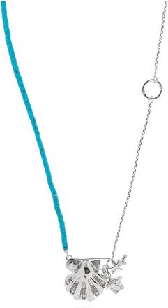 Versace Halskette mit Anh&auml;ngern - - Accessories - unisex - Blau - ONE SIZE