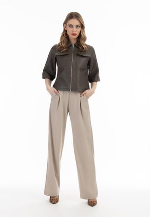 Faina chemise en cuir faina