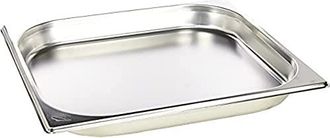 Lacor INOX 2/3 Behälter ohne Griff, 325 x 354 x 40 mm, Silber