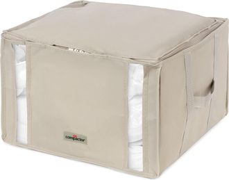 Compactor Vakuumbeutel Gr&ouml;&szlig;e M kompakt - Staubsaugerkompression f&uuml;r Kleidung und Kissen - Luftdichter Aufbewahrungsbeutel mit Rei&szlig;verschluss - Platzsparend f&uuml;r 